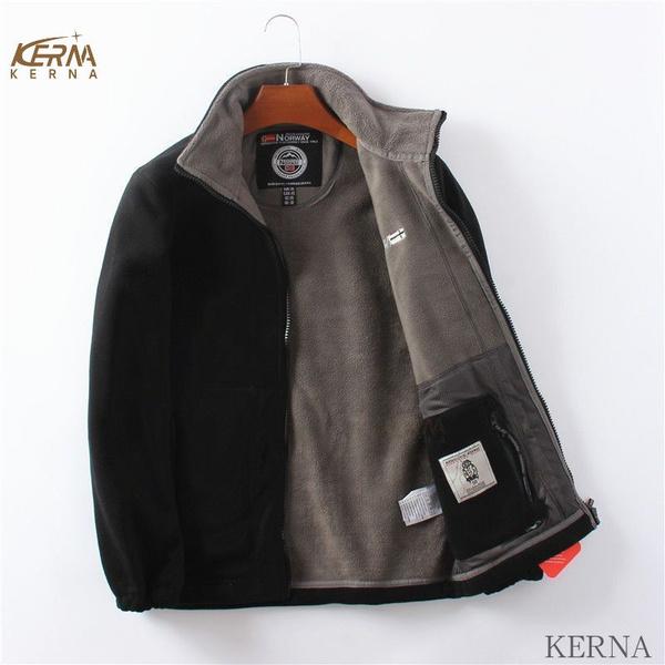 Куртка Мужской KERNA черный английский воротник Полиэфирный шелк, размер 64, 66 Длинный Зима ...