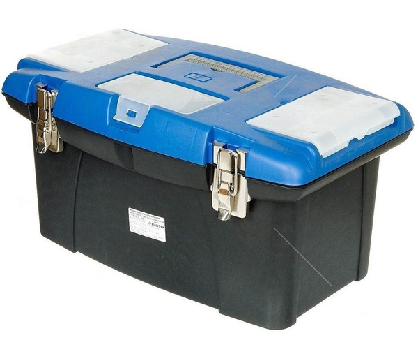 Ящик для инструментов Bartex / Бартекс Professional пластиковый, с металлическим замком 16 ...