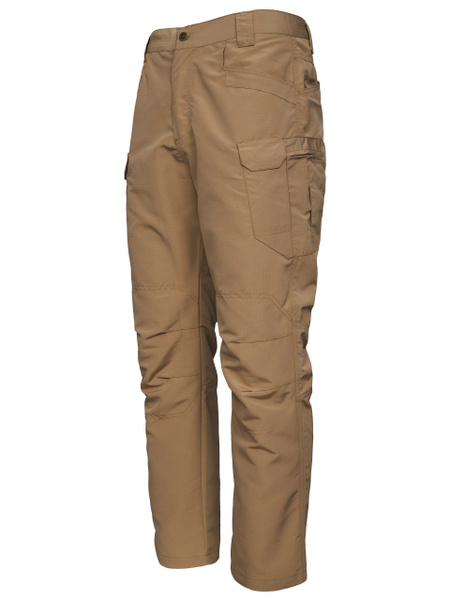Брюки Мужской ZASLON карго бежевый Рипстоп Повседневный, размер 56 Пуговицы, Молния прямой Лето ...