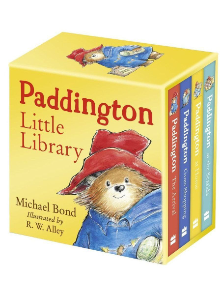 Paddington Little Library (4 Board Books) "Паддингтон" набор из 4 книг ...