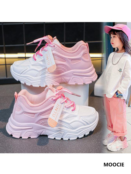 Кроссовки Девочки MOOCIE Искусственная кожа, размер 33 Демисезон Липучки Платформа купить c ...