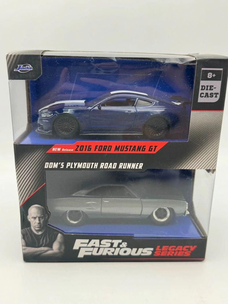 Машинка Jada Toys Fast and Furious 1:32 Scale Twin Set Ford Mustang and Plymouth Road Runner ...
