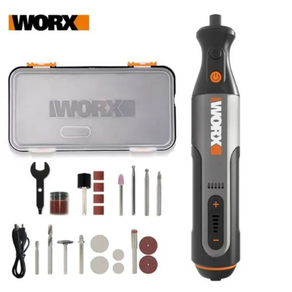 Беспроводная мини-гравировальная шлифовальная полировальная машина Worx ...