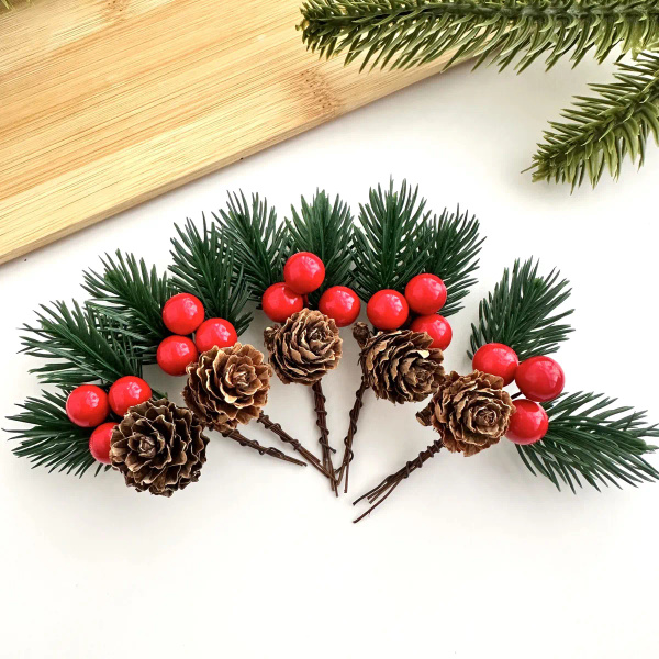 Miug Ветка, шишка декоративная купить на OZON по низкой цене (1766161771)