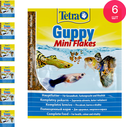 31 отзыв на Корм для аквариумных рыбок Tetra / Тетра Guppy Mini Flakes ...