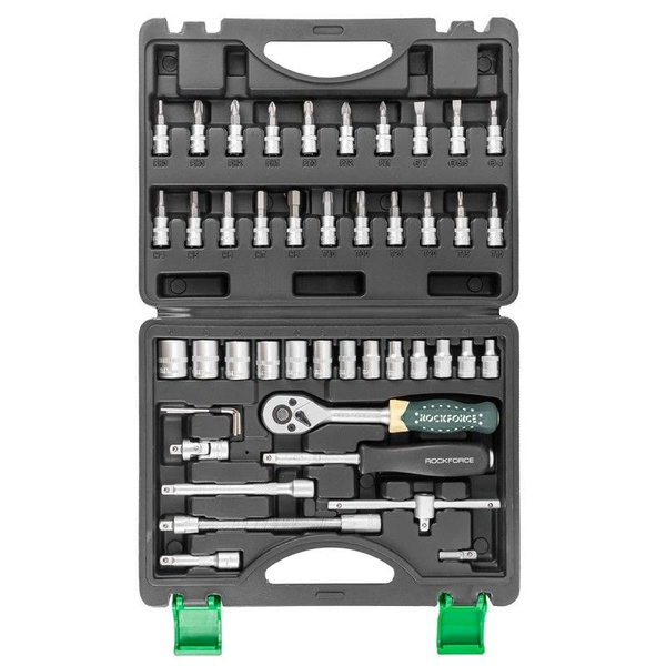Набор инструментов RockForce 46 предметов 1/4 RF-2462-5 купить на OZON по низкой цене (1412427116)