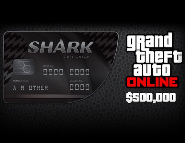 Grand Theft Auto Online: Bull Shark Cash Card (500,000$) (Rockstar ...