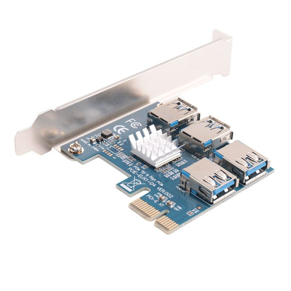 Характеристики Множитель Карты PCI Express PCIE От 1 До 4 USB GPU X1 ...