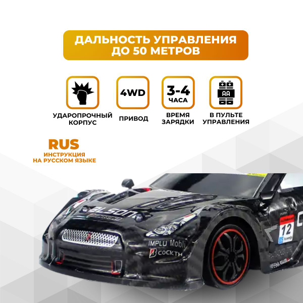 Машинка на радиоуправлении для дрифта, машинка на пульте управления ...