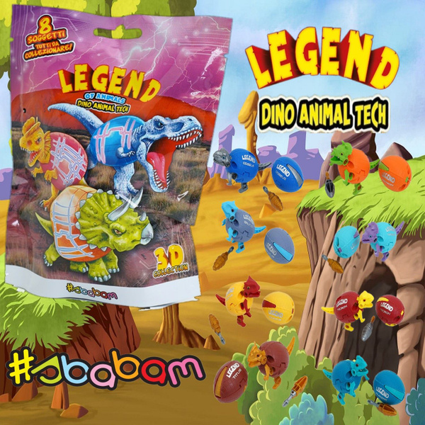 SBABAM / Игрушка яйцо-трансформер ДИНОЗАВРЫ. СЕРИЯ LEGEND OF ANIMALS ...