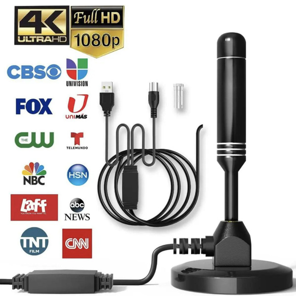 Мощная магнитная антенна с усилителем Smart Dvb T2 для цифрового ТВ