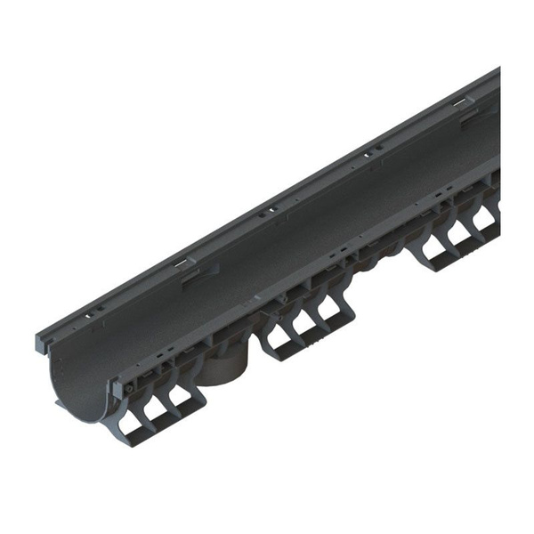 СТАНДАРТПАРК Basic DN100 лоток водоотводный 1000х156х120мм (ДхШхВ), пластик 8020-М - купить с ...