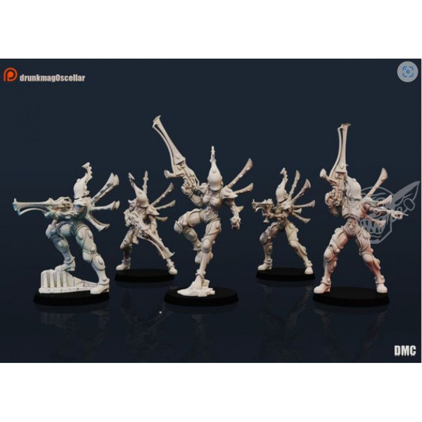 Миниатюра Warhammer 40000. Aeldari. Защитники-хранители / Guardian ...