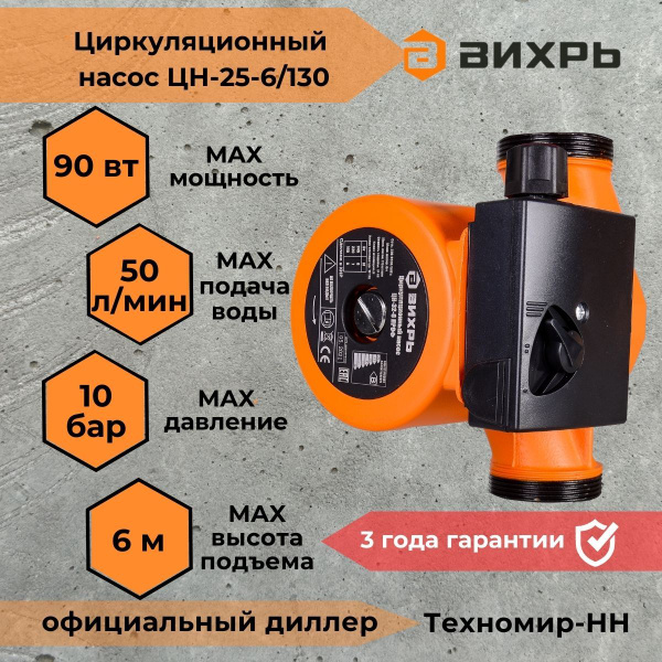 Циркуляционный насос Ресанта циркуляционные насосы проф 25, 220 л/мин ...