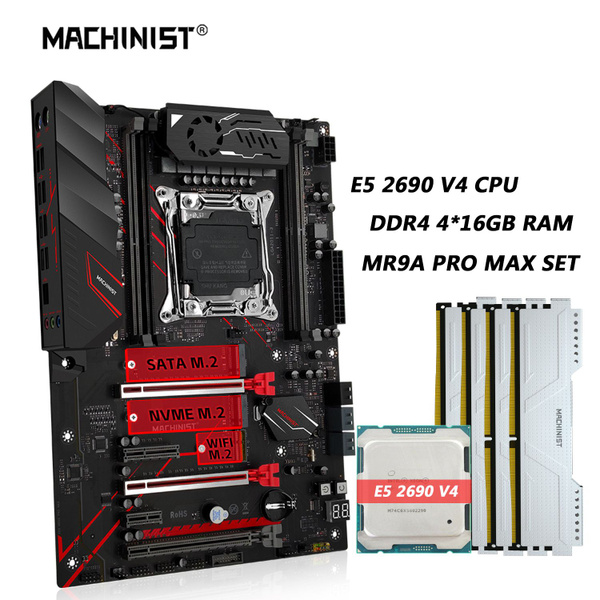 Материнская плата MACHINIST MR9A-PRO-MAX-E5-2690-V4-64G-E-Yb купить по ...