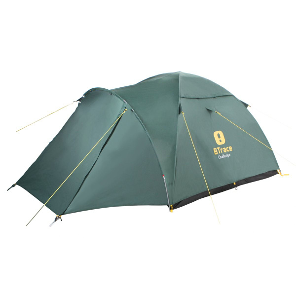 Палатка 4-местная BTrace Challenge 4 - купить по выгодной цене в интернет-магазине OZON (1413490545)