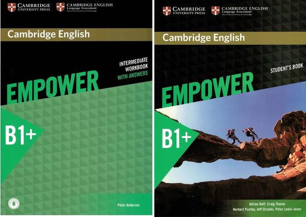 Cambridge English Empower B1+ Intermediate Student's Book + Workbook +CD набор, TheBookCorner ...
