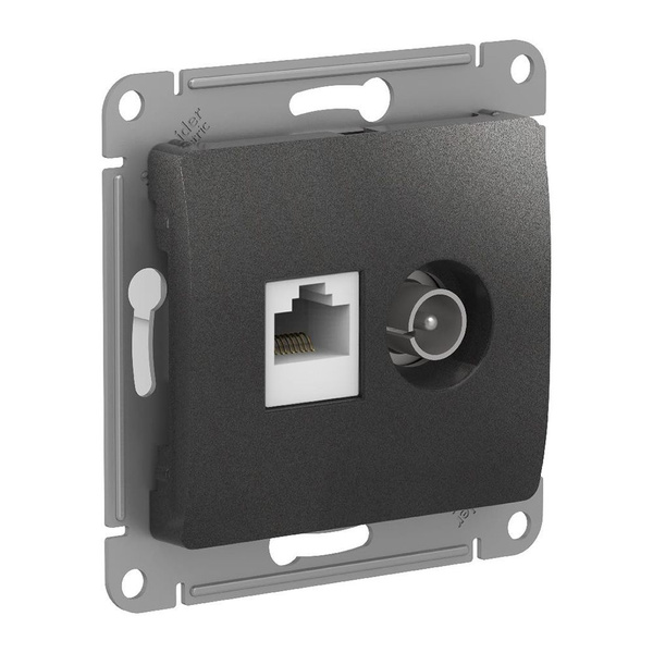 Розетка телевизионная/компьютерная Schneider Electric Glossa GSL000789 ...