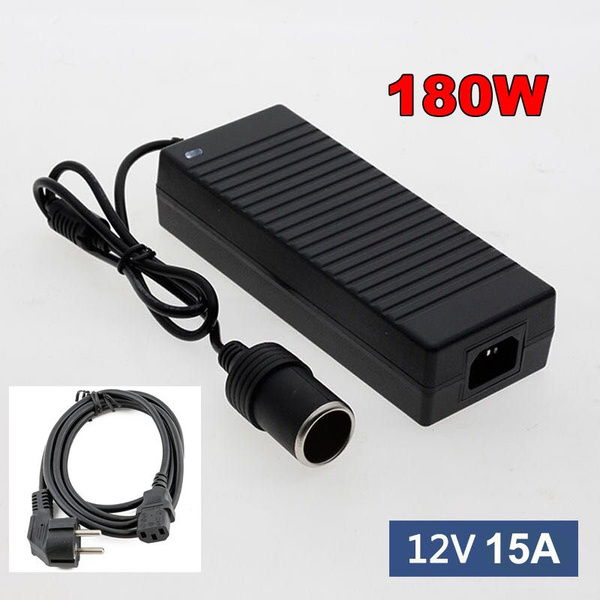 180W Преобразователь напряжения 220v в 12V/15A прикуриватель купить c доставкой на OZON по ...