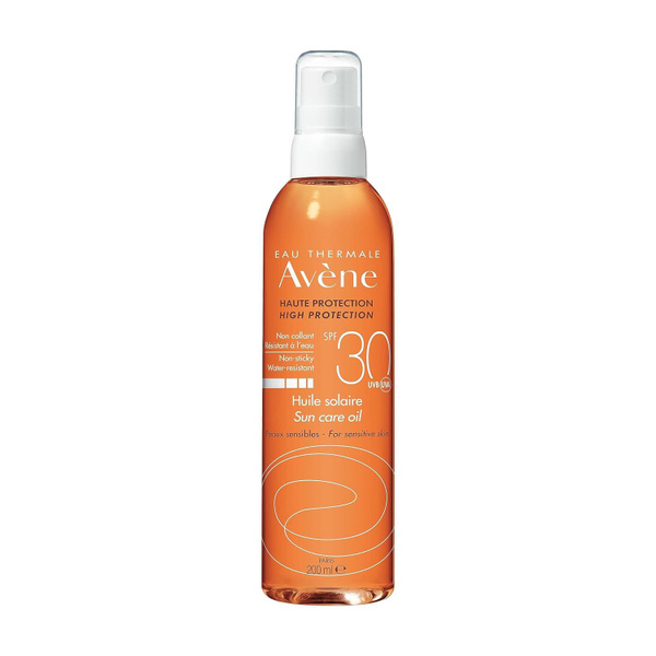 Avene Huile Solaire Spf 30 200 мл Спрей Солнцезащитное масло для тела для всех типов кожи ...