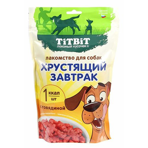 Titbit / Лакомство Титбит для собак всех пород Завтрак хрустящий с ...