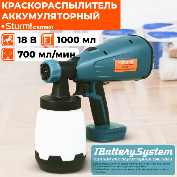 Электрический краскопульт Sturm! SG9641 купить по выгодной цене в ...