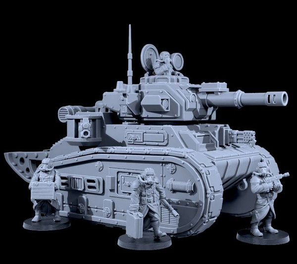 Миниатюра Warhammer 40000. Astra Militarum. Боевые Танки "Леман Русс ...