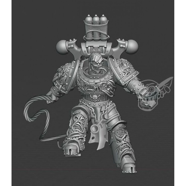 Миниатюра Warhammer 40000. Chaos Space Marines. Люциус Вечный / Lucius ...