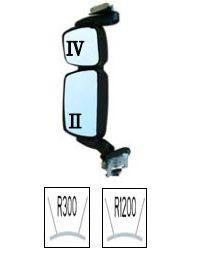 Зеркало левое для Ивеко Стралис 2008- с подогревом в сборе с ...