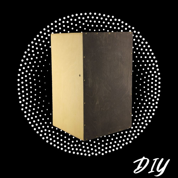 Кахон DIY-BK с подструнником , черная тапа - купить с доставкой по ...