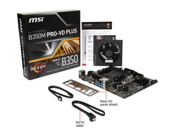 Материнская плата MSI B350M PRO-VD PLUS купить по низкой цене с ...