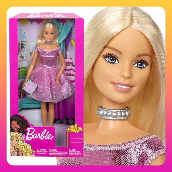Кукла Barbie (Барби) - С днем рождения, GDJ36, Mattel - купить с ...