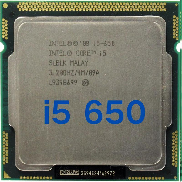 Процессор Intel Core i5 1-го поколения, OEM (без кулера), 2 яд., 3.2 ...