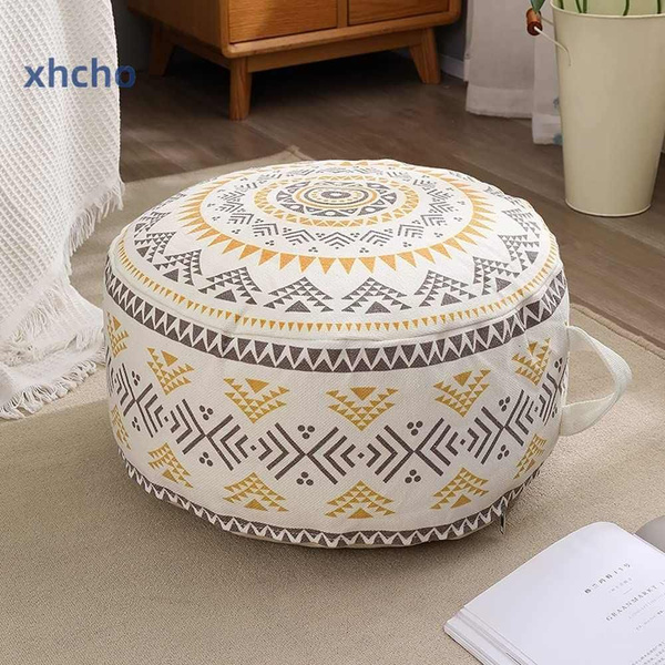 Пуф zuodun-2-3c54918bc569, Текстилен, Лен, 45х20 - купить по выгодной ...