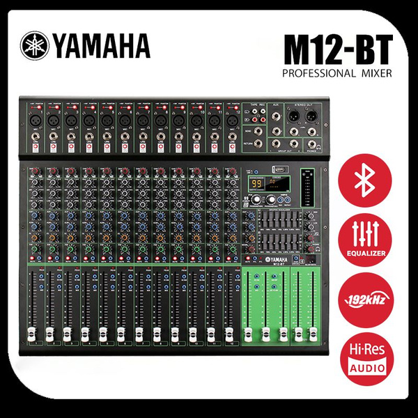 yamaha m12-bt профессиональный микшер-тюнер - купить с доставкой по ...