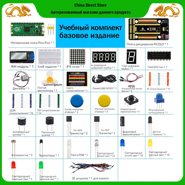 Raspberry Pi Pi Базовый стартовый набор плата разработки Raspberry Pi