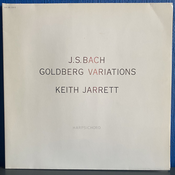 J.S.Bach/Keith Jarrett. Goldberg Variations. NM ПЕРВЫЙ ПРЕСС 1989 LP ...