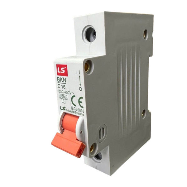 Купить Автоматический выключатель модульный LS BKN C16A 1P LSIS по ...