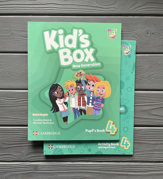 Kid's Box 4 New Generation (PB+AB+online) - купить с доставкой по ...