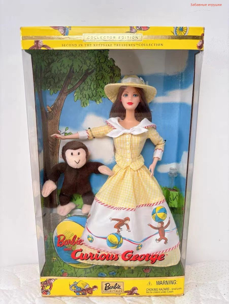 Куклы Barbie/2000 Barbie Doll and Curious George Collector Edition ...