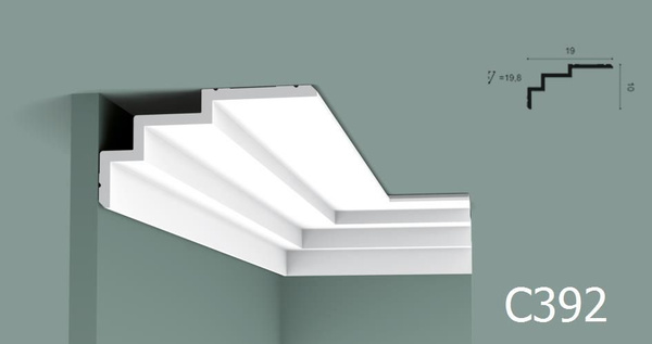 Карниз потолочный Orac Decor C392 Steps купить с доставкой по