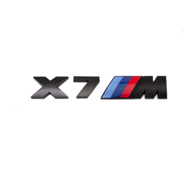 Шильдик на багажник для BMW X7M черный мат 1 шт. - купить по выгодным ценам в интернет-магазине ...