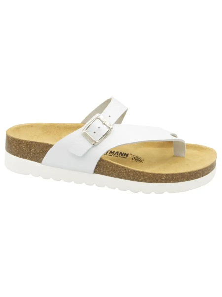 Шлепанцы Девочки, Женский Ortmann, размер 38 Натуральная кожа Рифлёная подошва, Открытый нос H ...