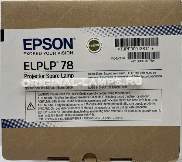 Epson ELPLP78 / V13H010L78 (OM) 100% оригинальная лампа - купить с ...