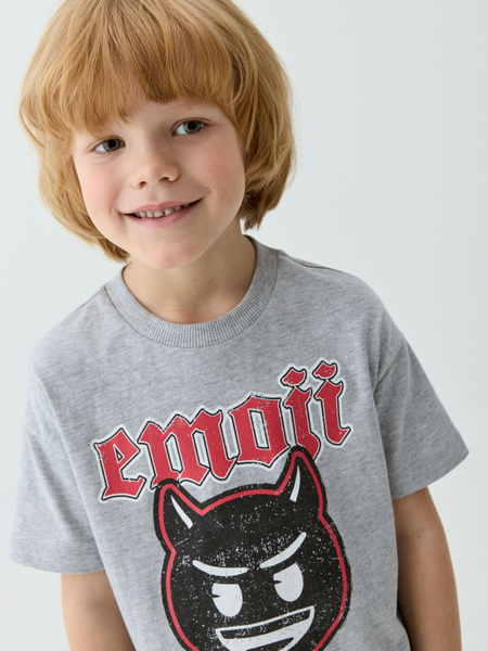 Футболка Sela, размер 116, цвет светло-серый, 100% Хлопок - купить по выгодной цене в интернет ...