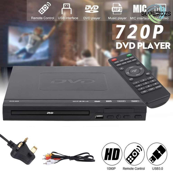 720p DVD - плеер Развлечения и AV Кабельная музыка Аудио USB ...