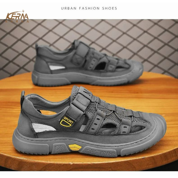 Сандалии Мужской, Женский KERNA, размер 42 EVA, Резина Без каблука Круглый нос, Толстая подошва ...