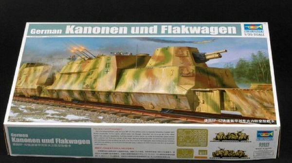 Trumpeter 1/35 01511 Немецкий BP-42 Kanonen & Flakwagen Танки купить на ...