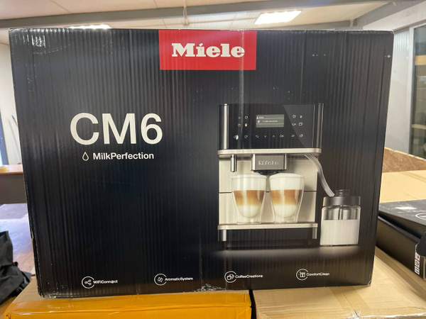 Автоматическая кофемашина Miele CM6360, белый купить по выгодной цене в ...