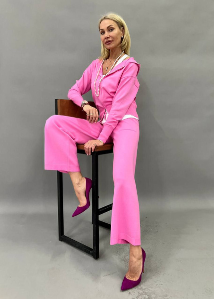 Костюм спортивный Женский MATROSOVA Повседневный розовый, размер 46, 48 ...